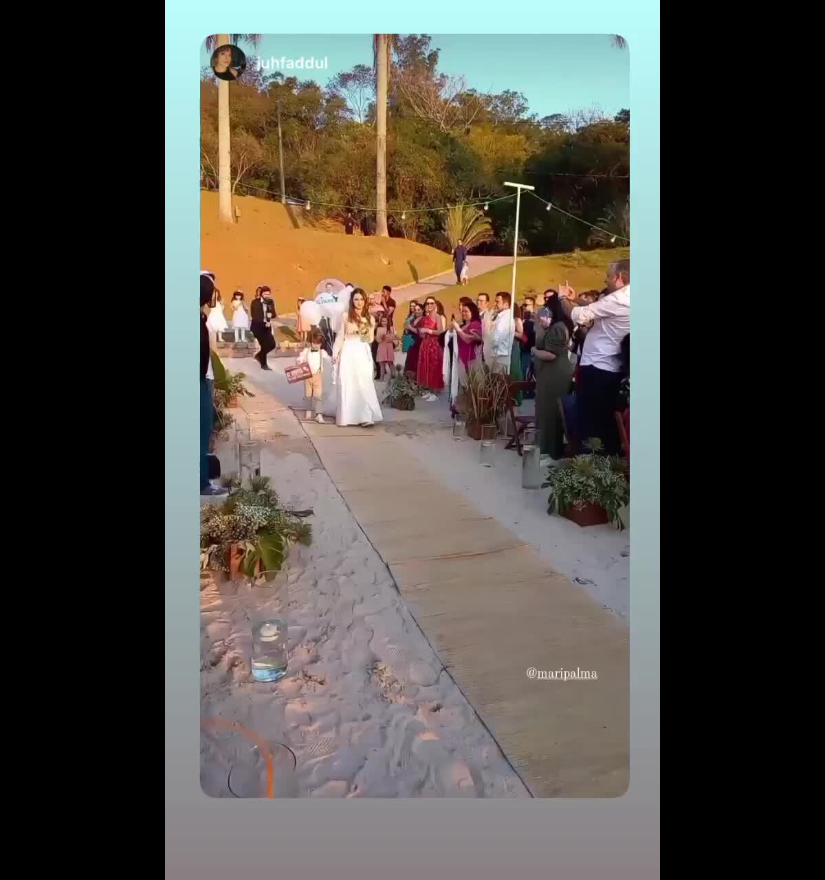 Vídeo: Mari Palma faz homenagem ao pai, Luiz Palma, em entrada de ...