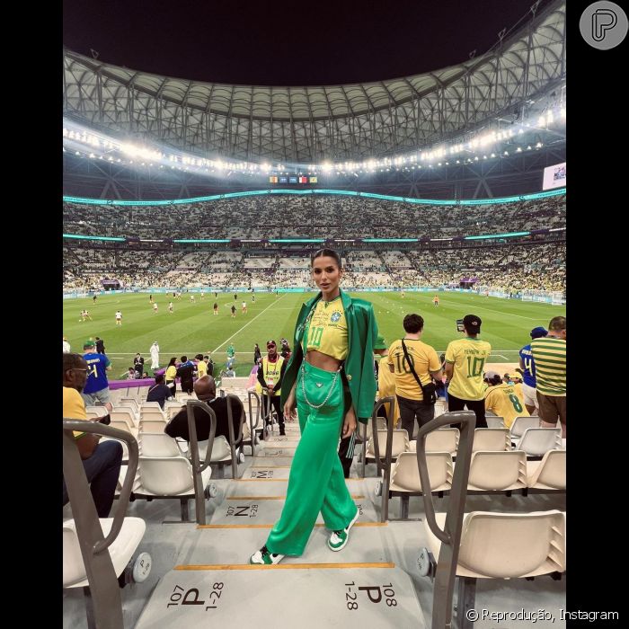 Jéssica Turini também foi vista entrando no treino da seleção ...