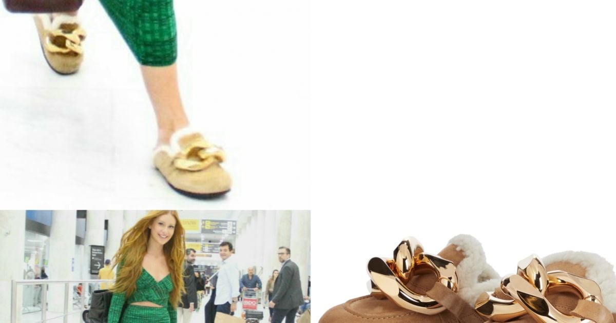 A atriz Marina Ruy Barbosa apostou em calçado comfy no estilo mule para ...