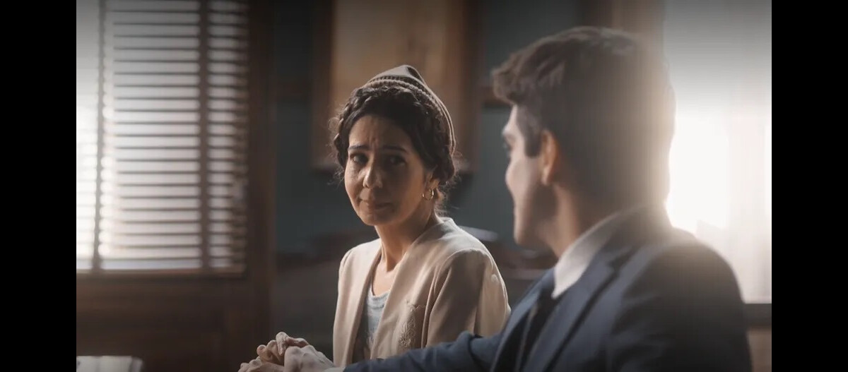 Foto: O advogado Júlio (Daniel Rangel) com Catarina (Cristiane Amorim ...