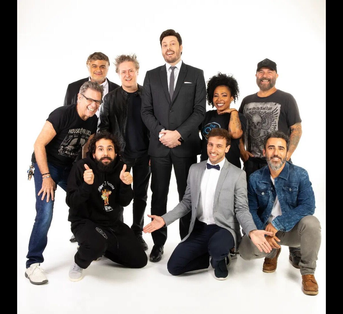 Foto: Mingau integra o Ultraje a Rigor e o 'The Noite', do SBT - Purepeople