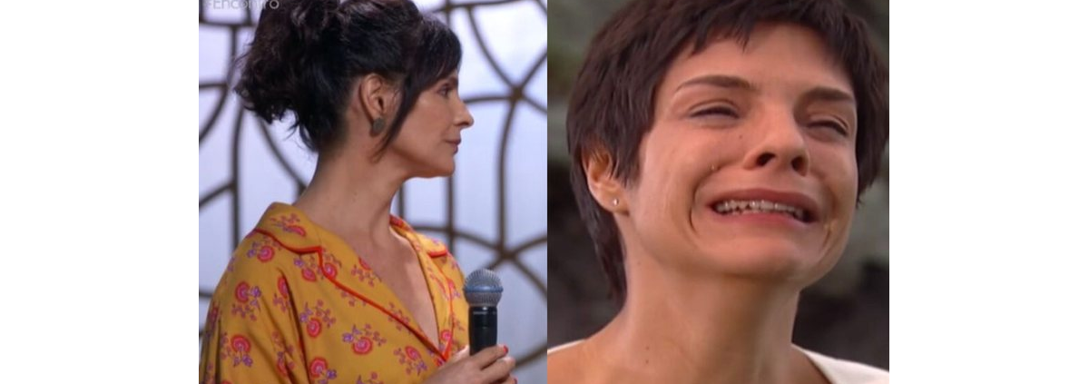 Foto: Helena Ranaldi relembra cena clássica da raquete na novela ...