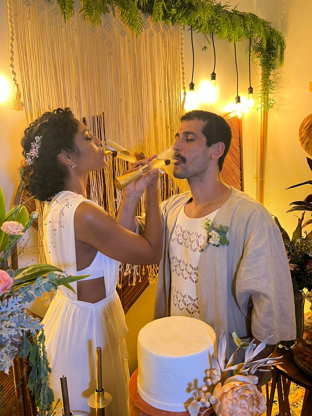 Foto: Casameto de Barbara Reis e Raphael Najan: casal de atores optou ...