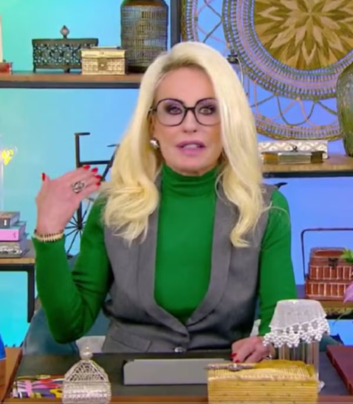 Foto Ana Maria Braga De Cabelão Temos Apresentadora Surpreendeu Muita Gente Que A Imaginam