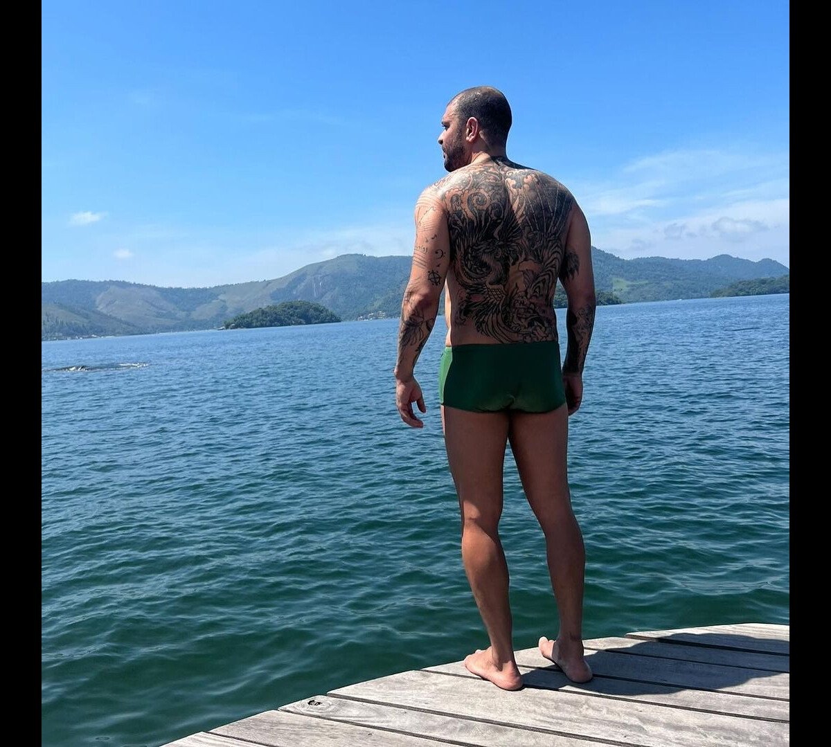 Foto: Embora prefira aparecer de short em suas fotos sem camisa, Diogo ...