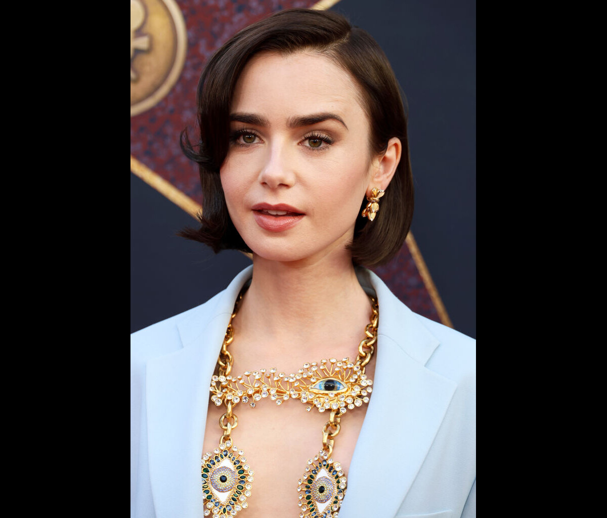 Foto: Cabelo de Lily Collins: atriz corta os fios em corte blunt bob ...