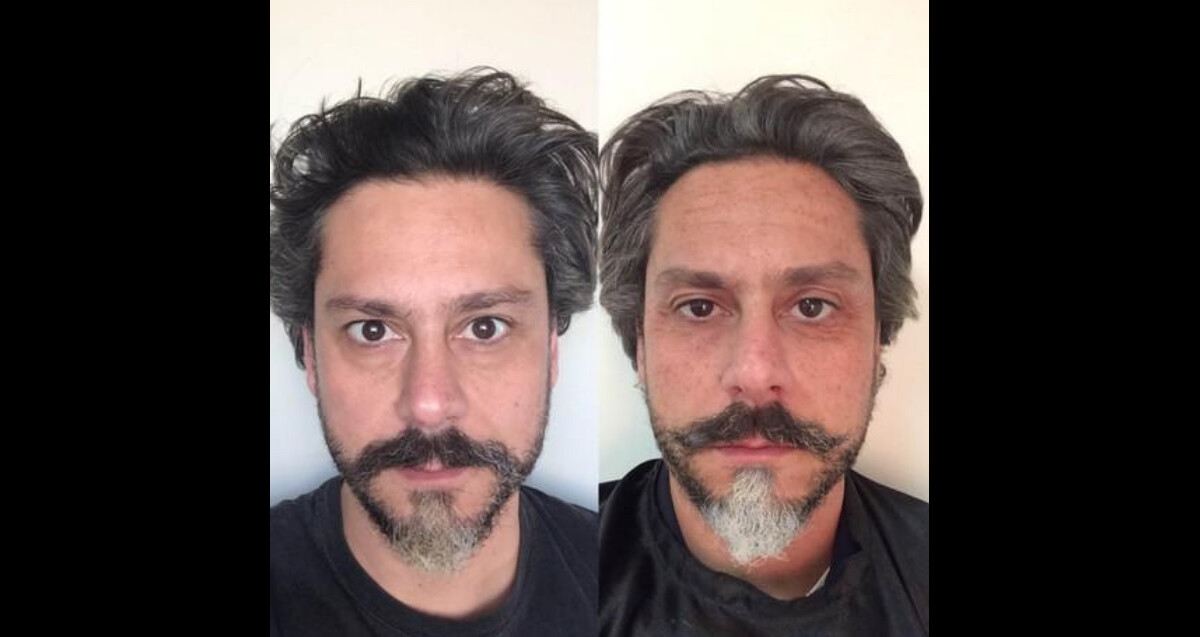 Foto: Alexandre Nero, de 44, faz montagem do antes e depois de passar ...