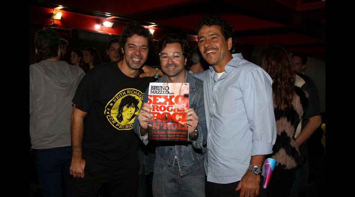 Foto: Bruno Mazzeo posa com Emilio Orciollo Neto e Marcos Palmeira na ...