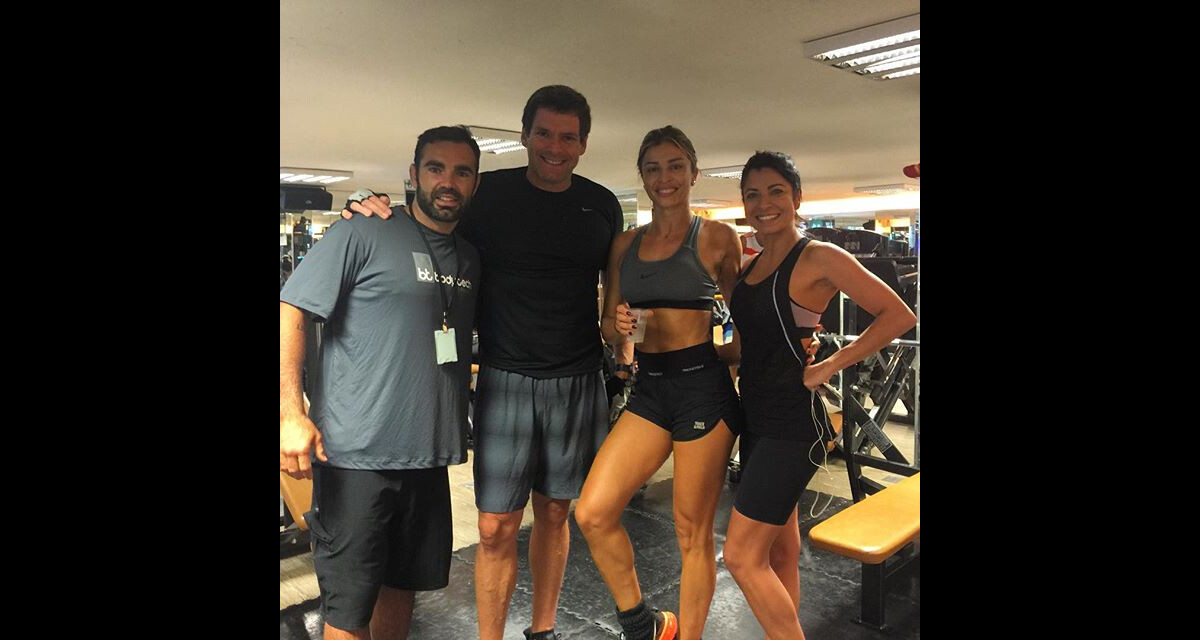 Foto: Grazi segue na luta para ganhar corpo e está pegando pesado. Ela ...