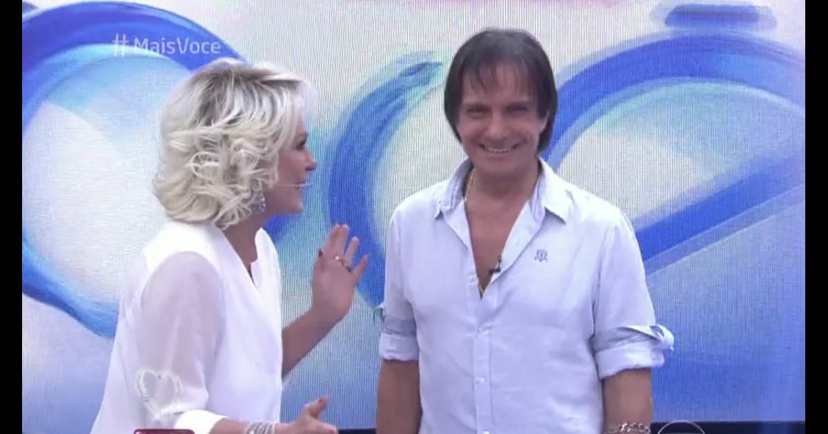 Roberto Carlos contou à Ana Maria Braga como dorme, durante ...