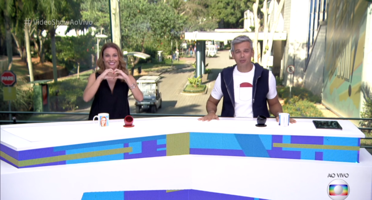 Foto: Maíra Charken apresentou o 'Vídeo Show' ao lado de Otaviano Costa ...