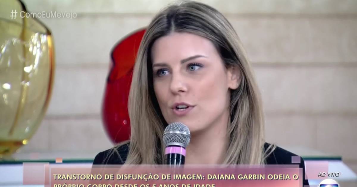 Daiana Garbin acrescentou sobre a disformia corporal no 'Encontro com ...