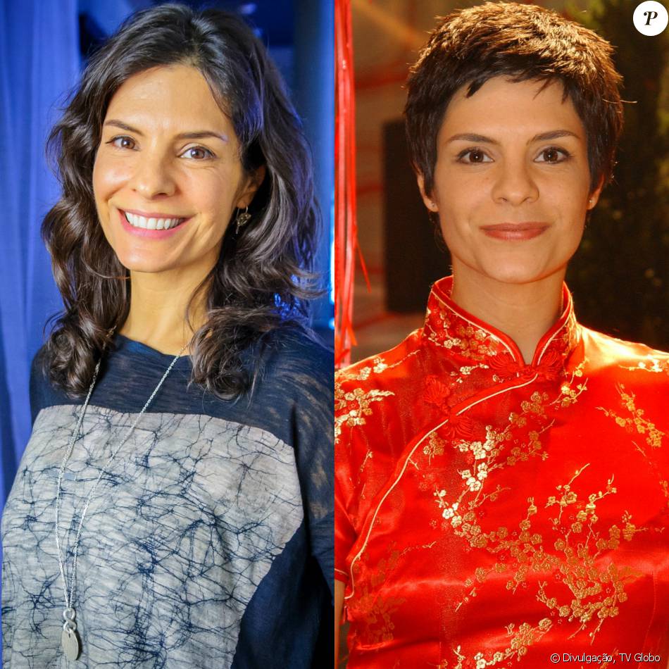 Helena Ranaldi cortou o cabelo castanho em 2003, quando deu vida à ...