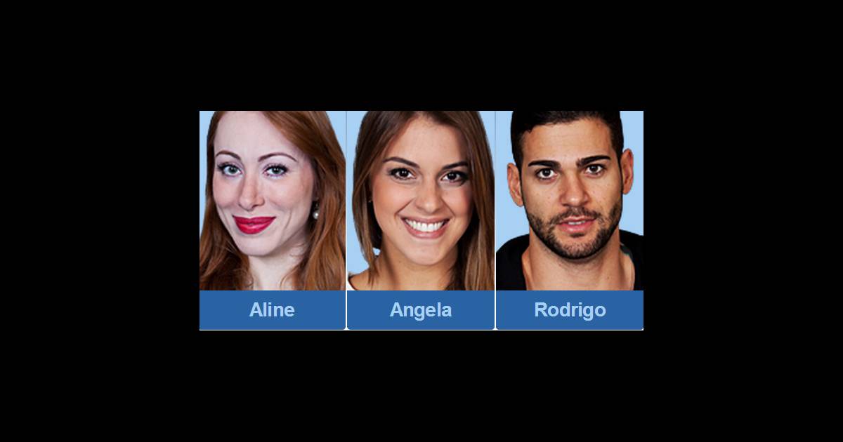 'BBB 14': Aline, Angela e Rodrigo formam o terceiro Paredão - Purepeople