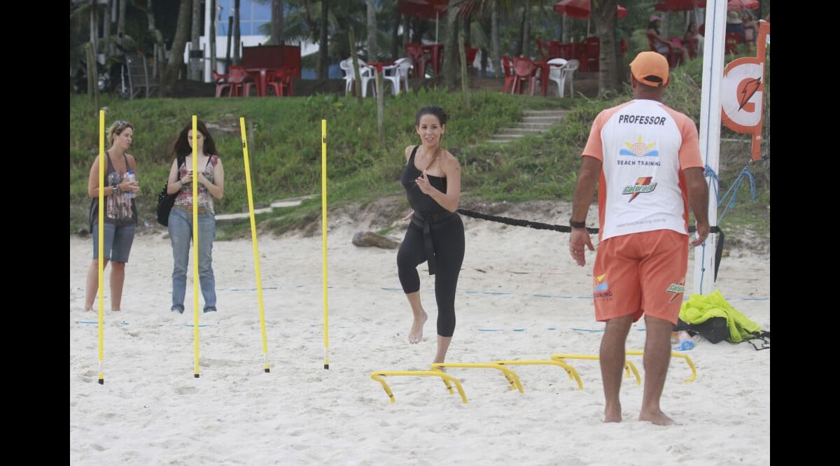 Foto: Danielle Winits treina com Miguel Habib para melhorar seu ...