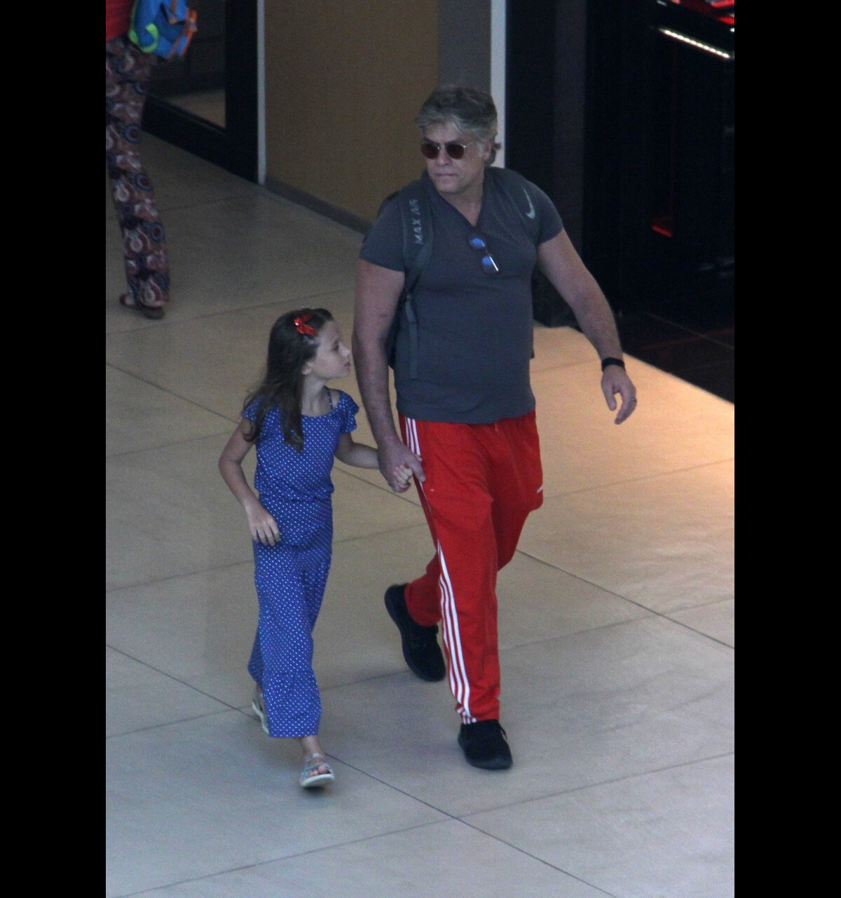 Foto: Fabio Assunção levou a filha, Ella Felipa, de 7 anos, para um ...