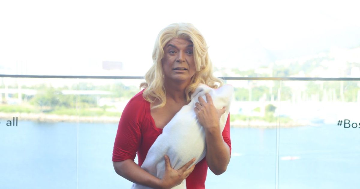 David Brazil se caracterizou como a personagem Nazaré Tedesco, da ...