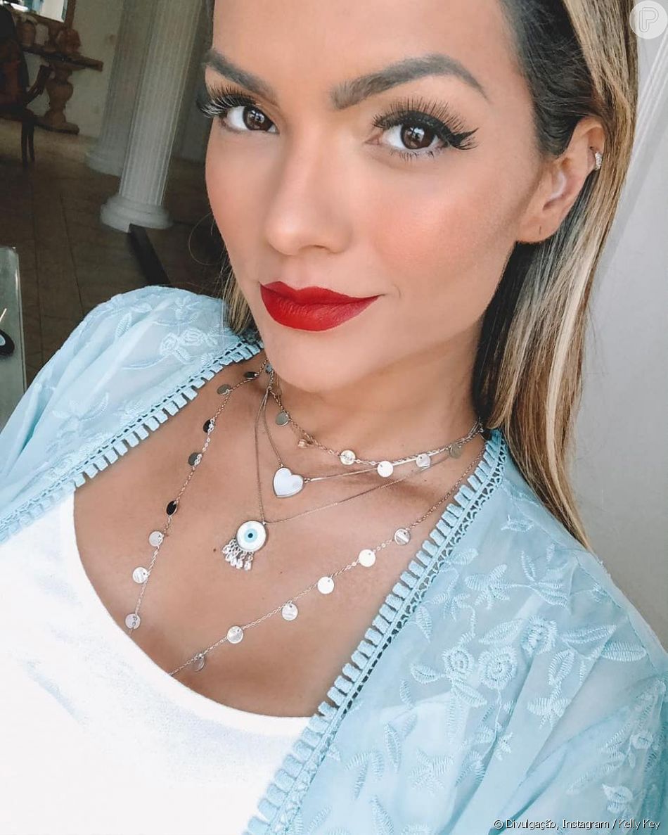 Kelly Key foi mãe pela primeira vez aos 18 anos - Purepeople