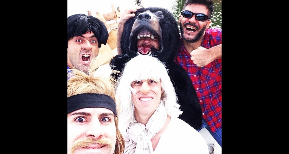 Foto: Fausto Fanti ao lado dos seus colegas de 'Hermes e Renato ...