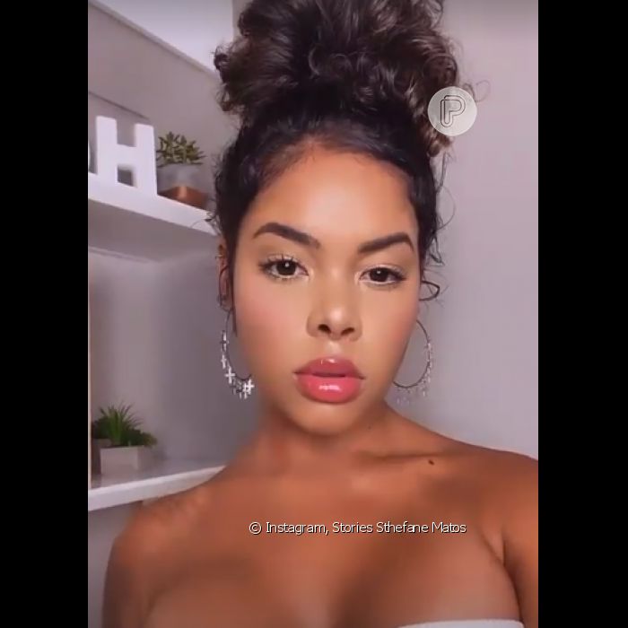 Veja foto de influencer Sthefane Matos após 1ª cirurgia de rinoplastia - Purepeople