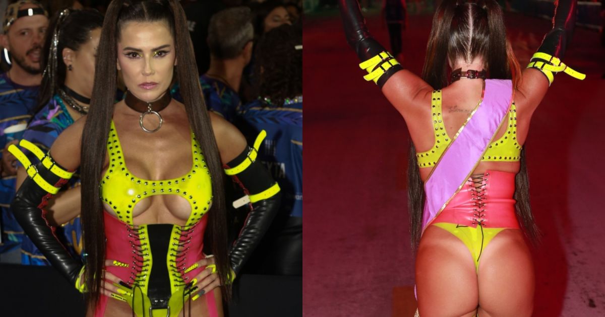 Deborah Secco aposta em look ousado na Sapucaí - Purepeople Deborah Secco aposta em look ousado na Sapucaí - Purepeople