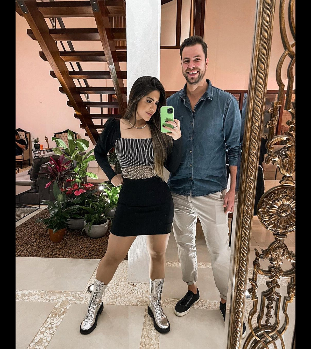 Foto: Laís Caldas mostrou confiança em seu relacionamento com Gustavo ...