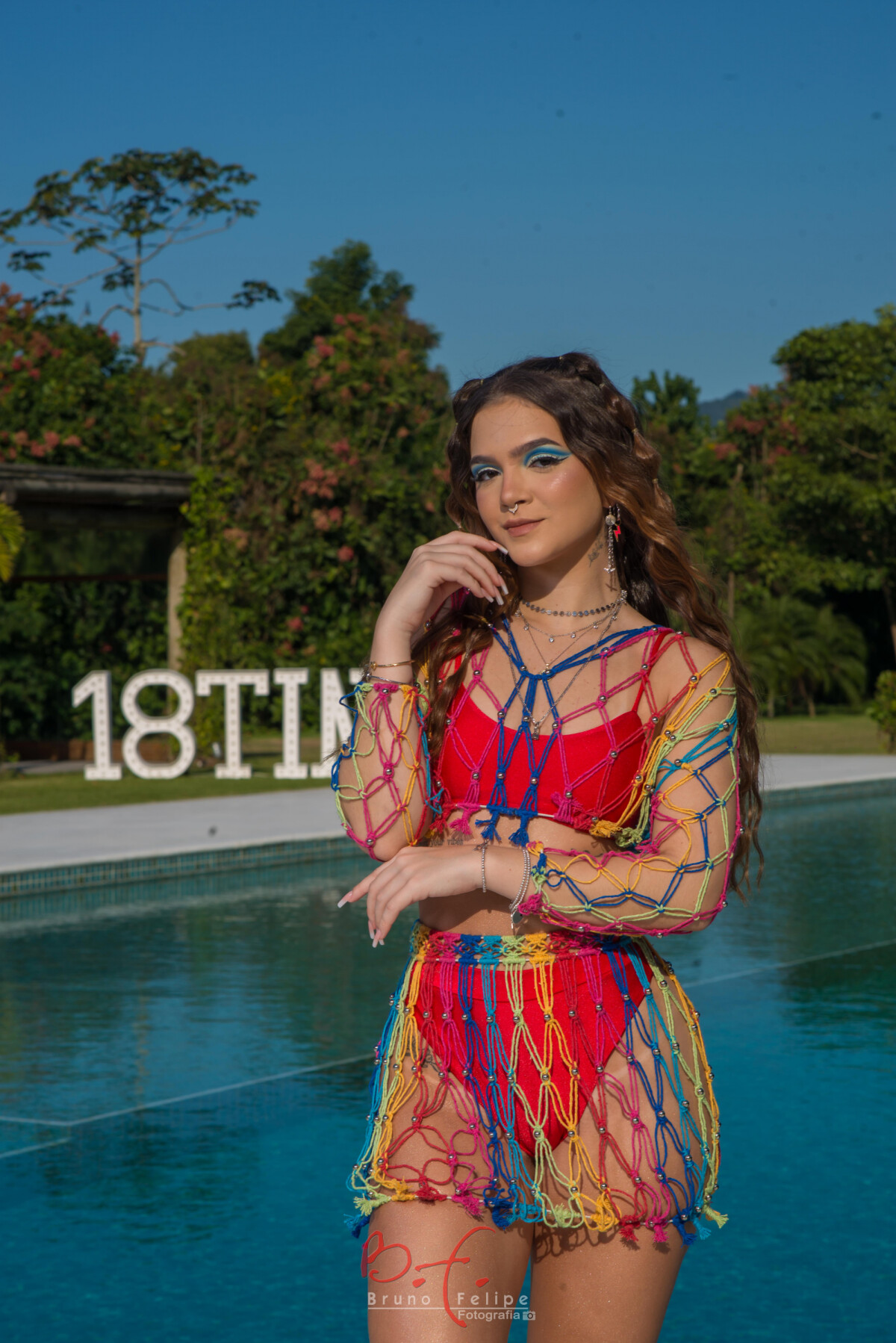 Foto: Confira todos os detalhes do look de Mel Maia que foi produzido ...