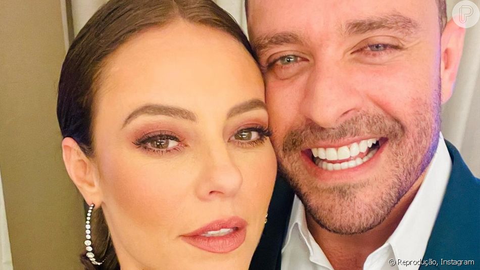 Fotos de Paolla Oliveira e Diogo Nogueira: em casamento, casal posa coladinho com direito a mão ...