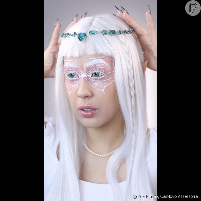 A maquiagem de fada para Halloween criada por Camilla Pudim tem foco ...