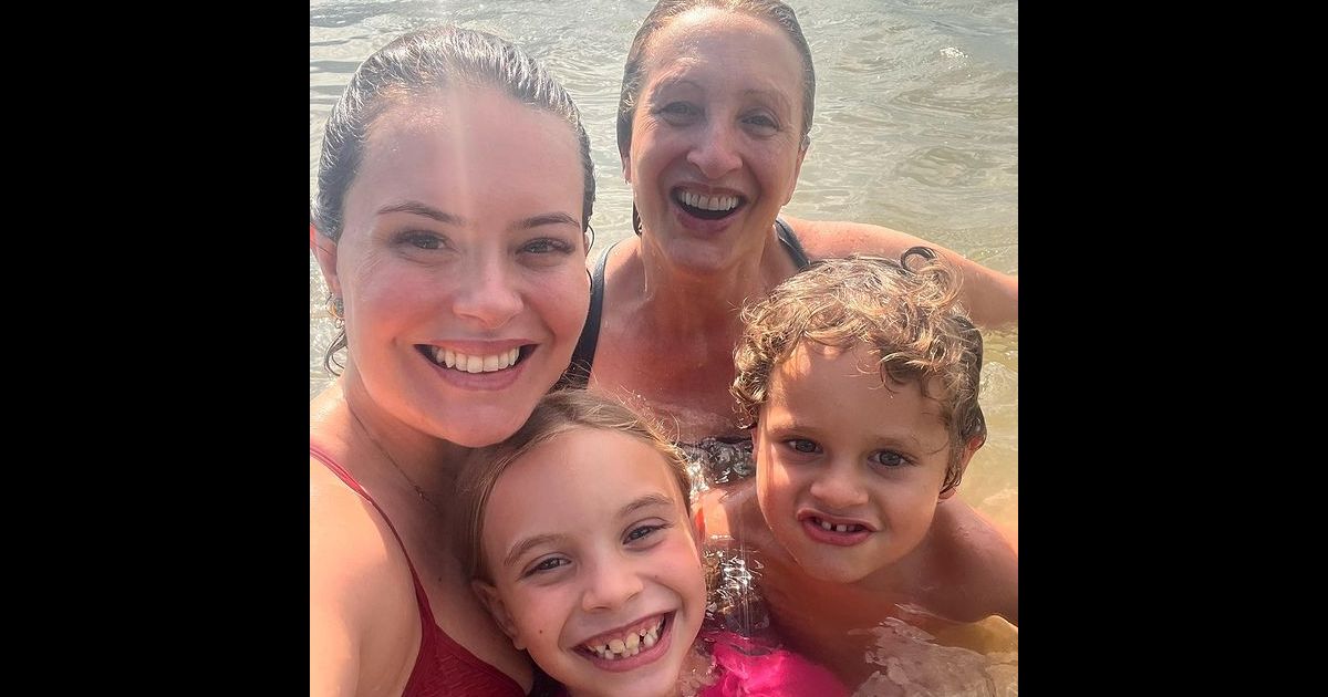 Mariana Bridi está em Florianópolis com a mãe, Sônia Bridi, e os filhos ...