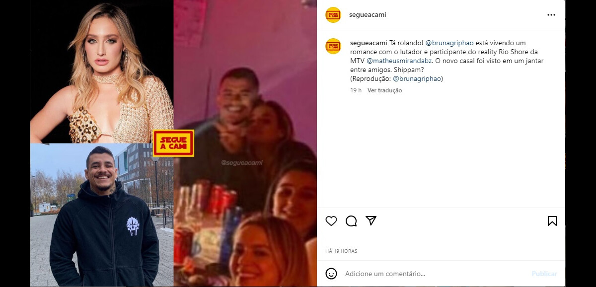 Foto: Bruna Griphao e Matheus Miranda foram vistos juntos em um festival de rap no último fim de ...
