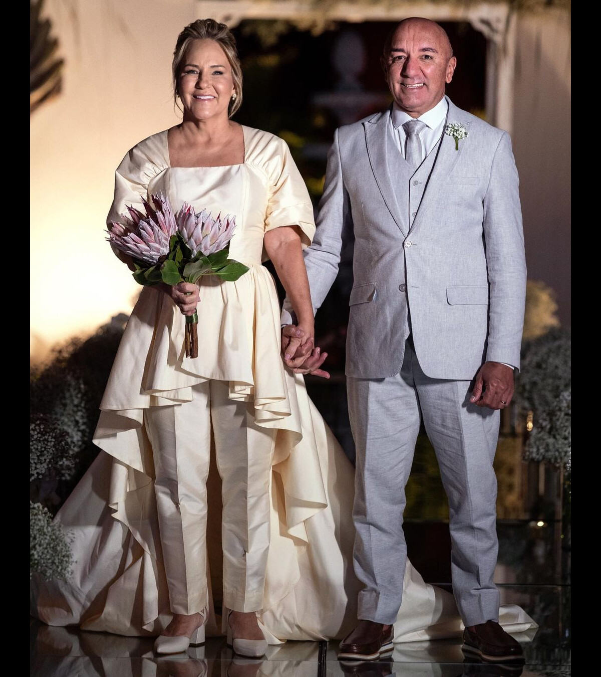 Foto: Rafa Kalimann ficou muito emocionada com o casamento de sua mãe ...