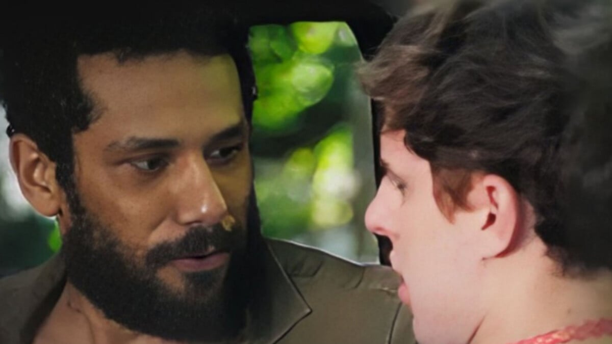 Foto: Em 'Terra e Paixão', Kelvin (Diego Martins) pede Ramiro (Amaury Lorenzo) em casamento, mas ...