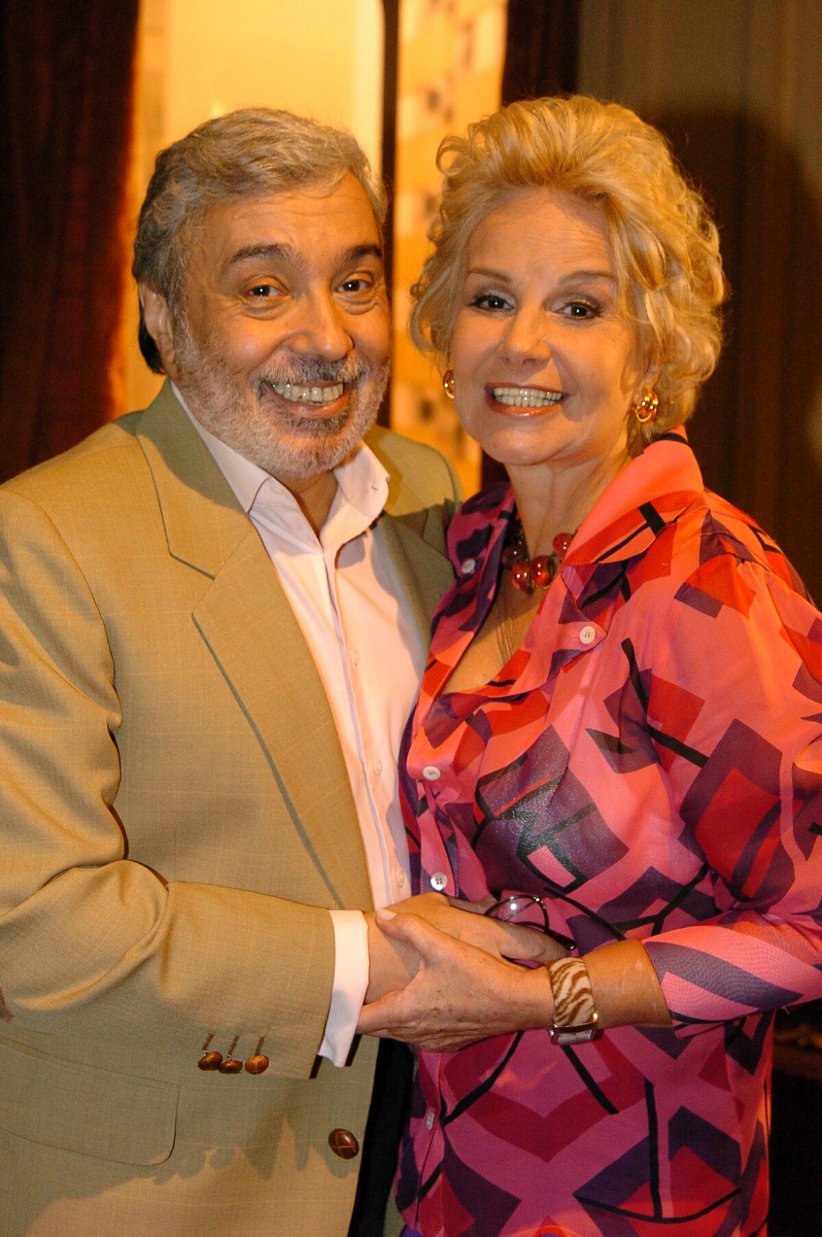 Foto: Íris Bruzzi e Pedro Paulo Rangel (1948-2022) em foto da novela ...