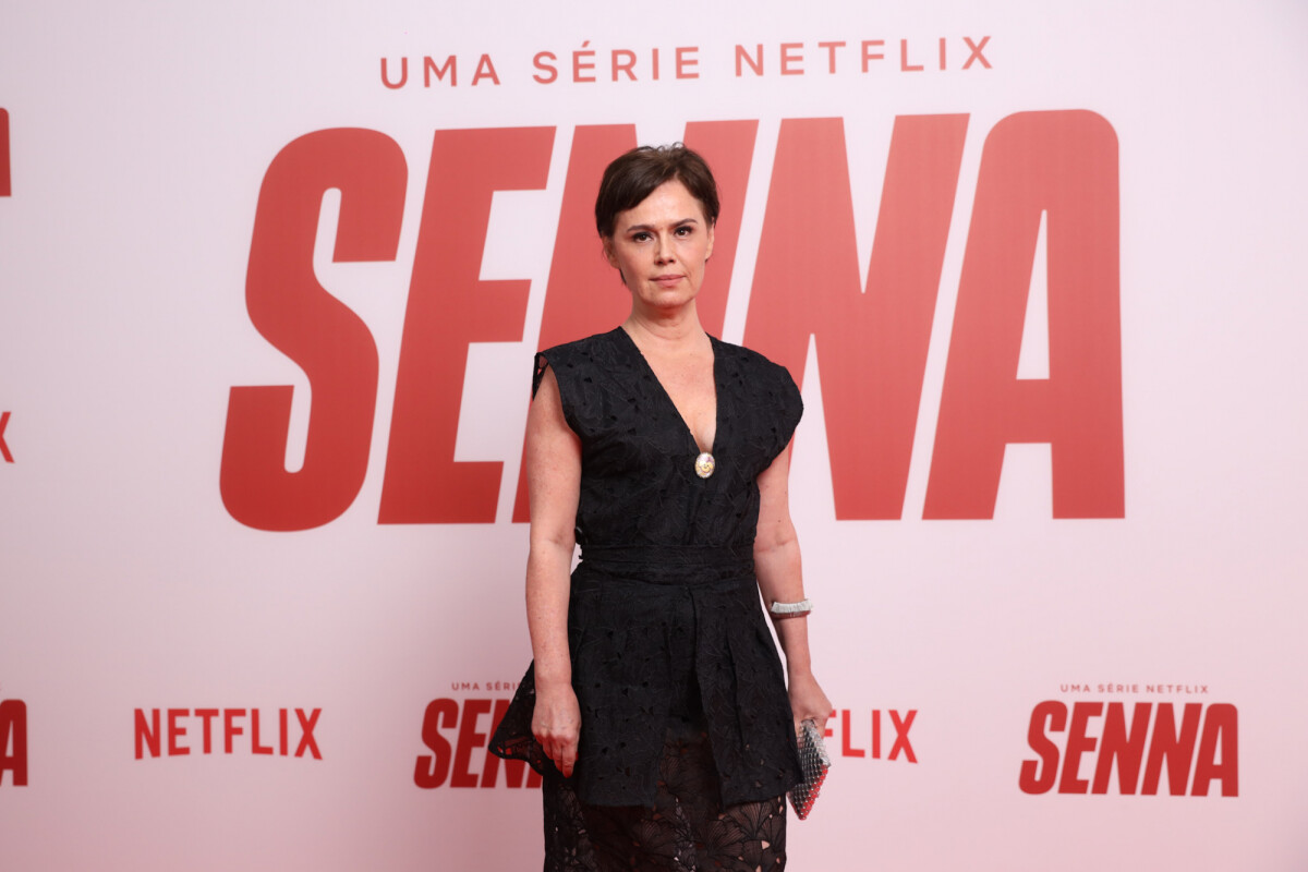 Foto: Susana Ribeiro na première da série "Senna" no Auditório ...