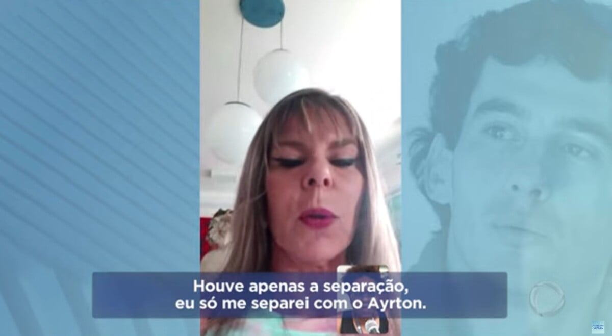 Foto: Depois da polêmica, Lilian de Vasconcellos, primeira esposa de Ayrton Senna, negou que o ...