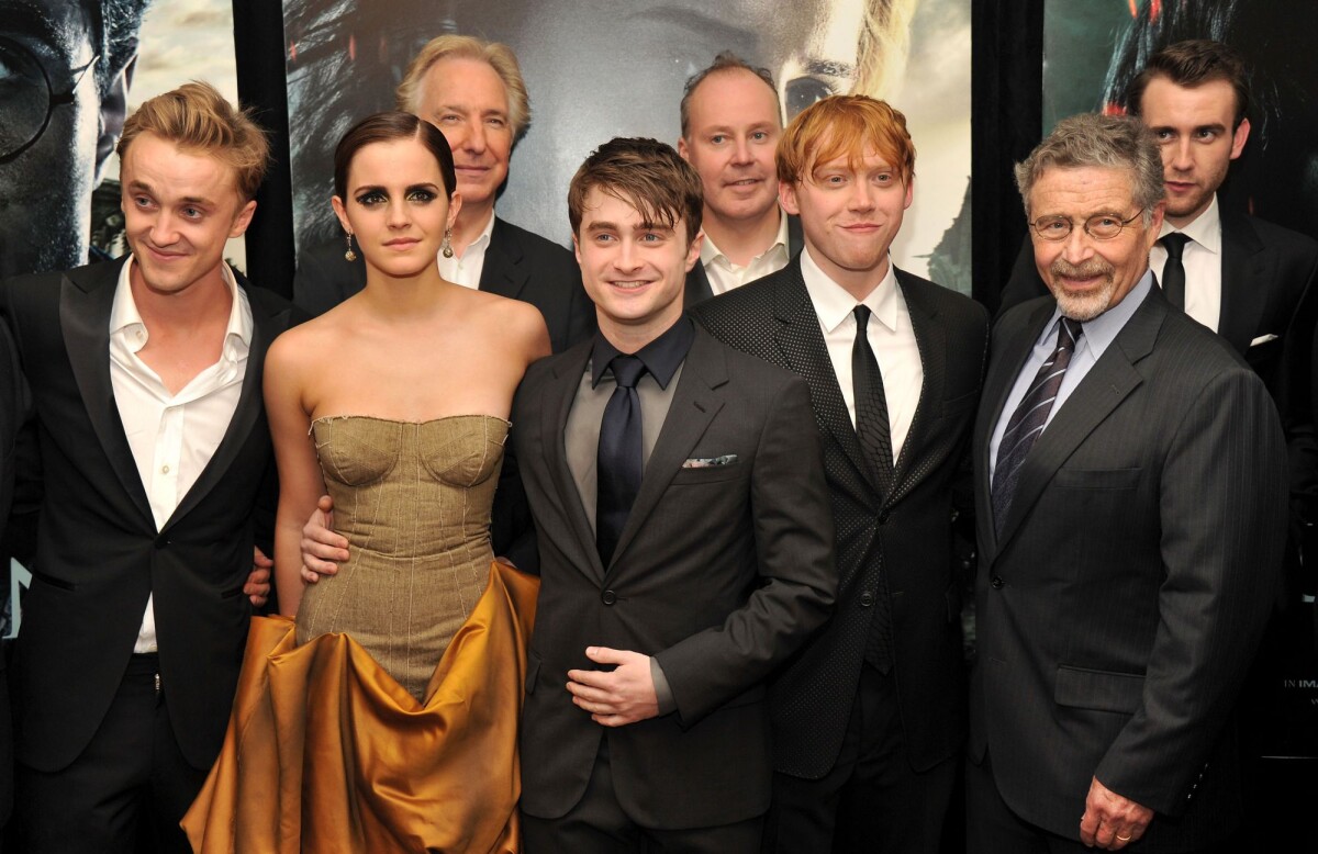 Foto: Tom Felton, Emma Watson, Alan Rickman, Daniel Radcliffe, David ...