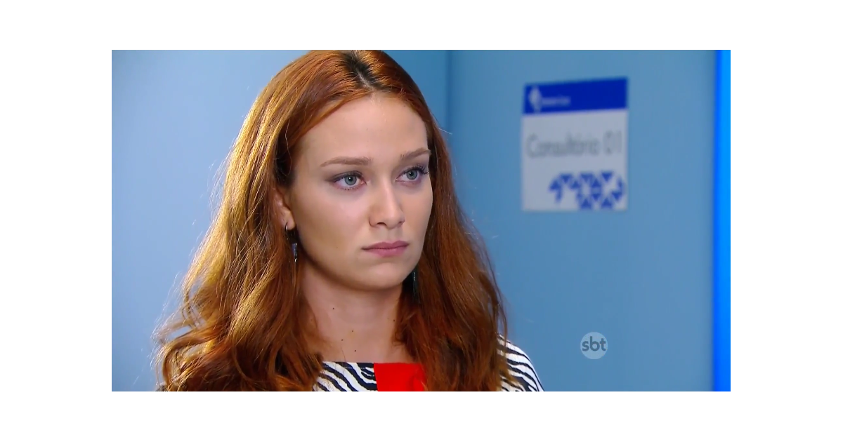 Regina (Maria Pinna) fica apreensiva ao ver Otávio (Duda Nagle) por ...