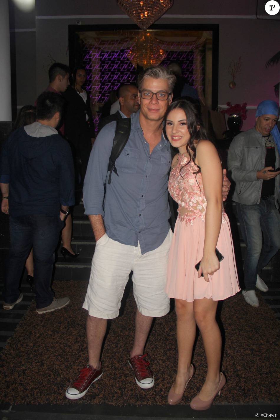 Fabio Assunção prestigiou o aniversário da atriz Giovanna Rispoli ...