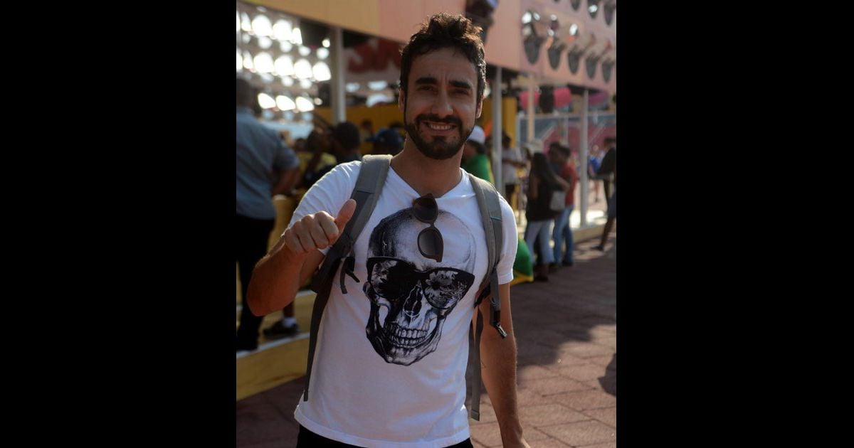 Gabriel Godoy foi ao Maracanã para curtir os eventos programados no ...