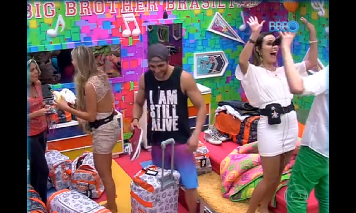 Foto: Os dois participantes do 'BBB 14' vibraram ao descobrir que seus ...