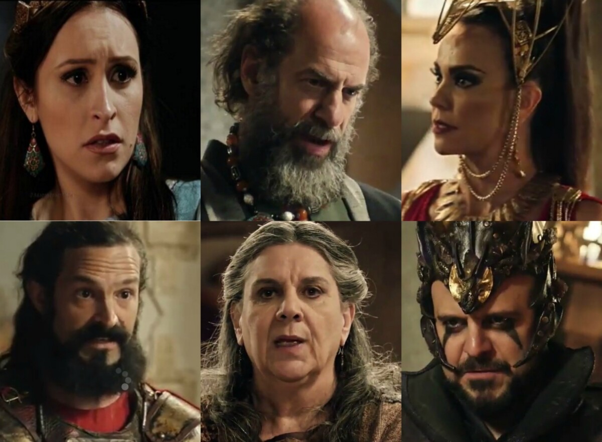 Foto: Melina (Carla Diaz), Kamir (Roberto Bomtempo), Ravena (Flávia ...