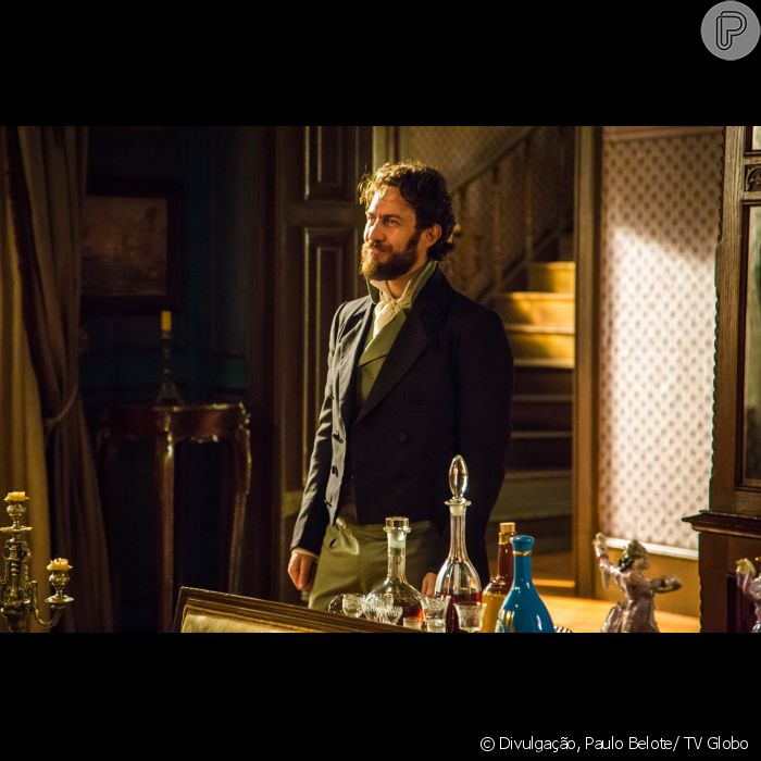 Thomas (Gabriel Braga Nunes) fala sobre Sir Edward Millman, o pai de ...