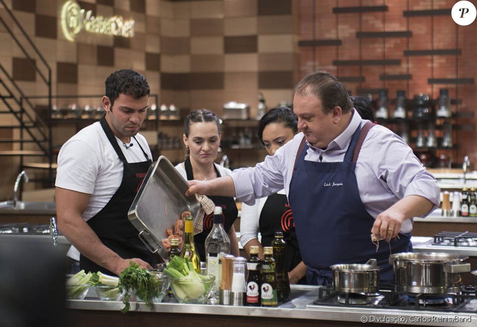 Erick Jacquin participou de uma das provas do 'MasterChef' - Purepeople