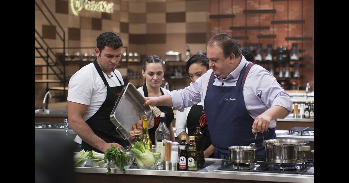 Erick Jacquin participou de uma das provas do 'MasterChef' - Purepeople