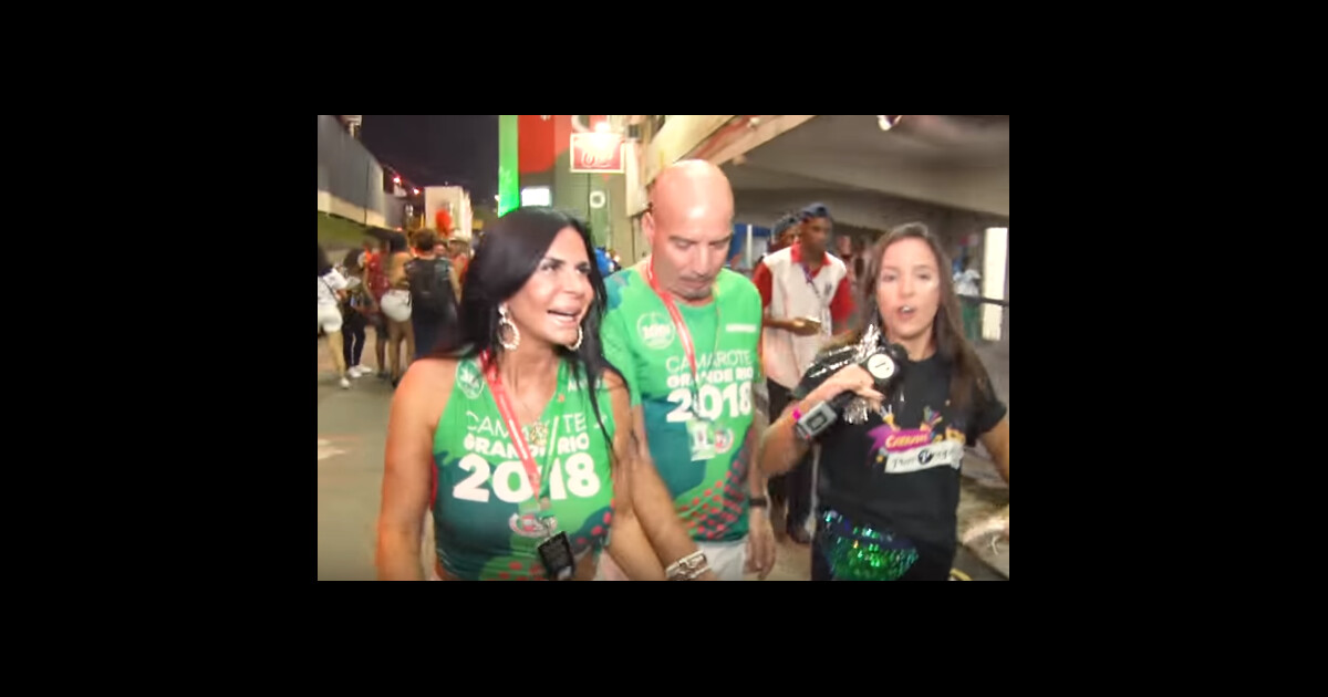Gretchen leva marido pela primeira vez para a Sapucaí: 'Muito feliz ...