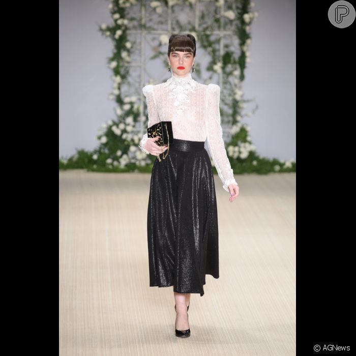 Bianca Balsini, de 16 anos, estreou no SPFW e desfilou para 11 grifes ...