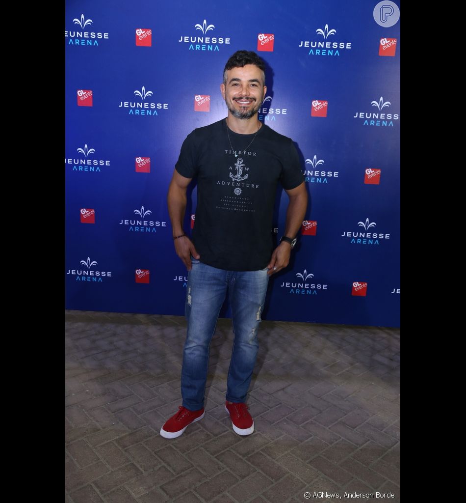 O ator Anderson Di Rizzi no UFC 224, realizado no Jeunesse Arena, no ...