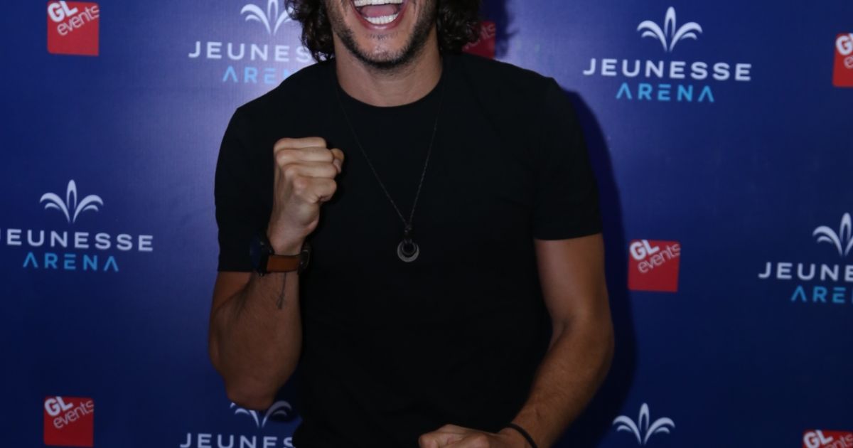 O ator Nando Rodrigues no UFC 224, realizado no Jeunesse Arena, no Rio ...