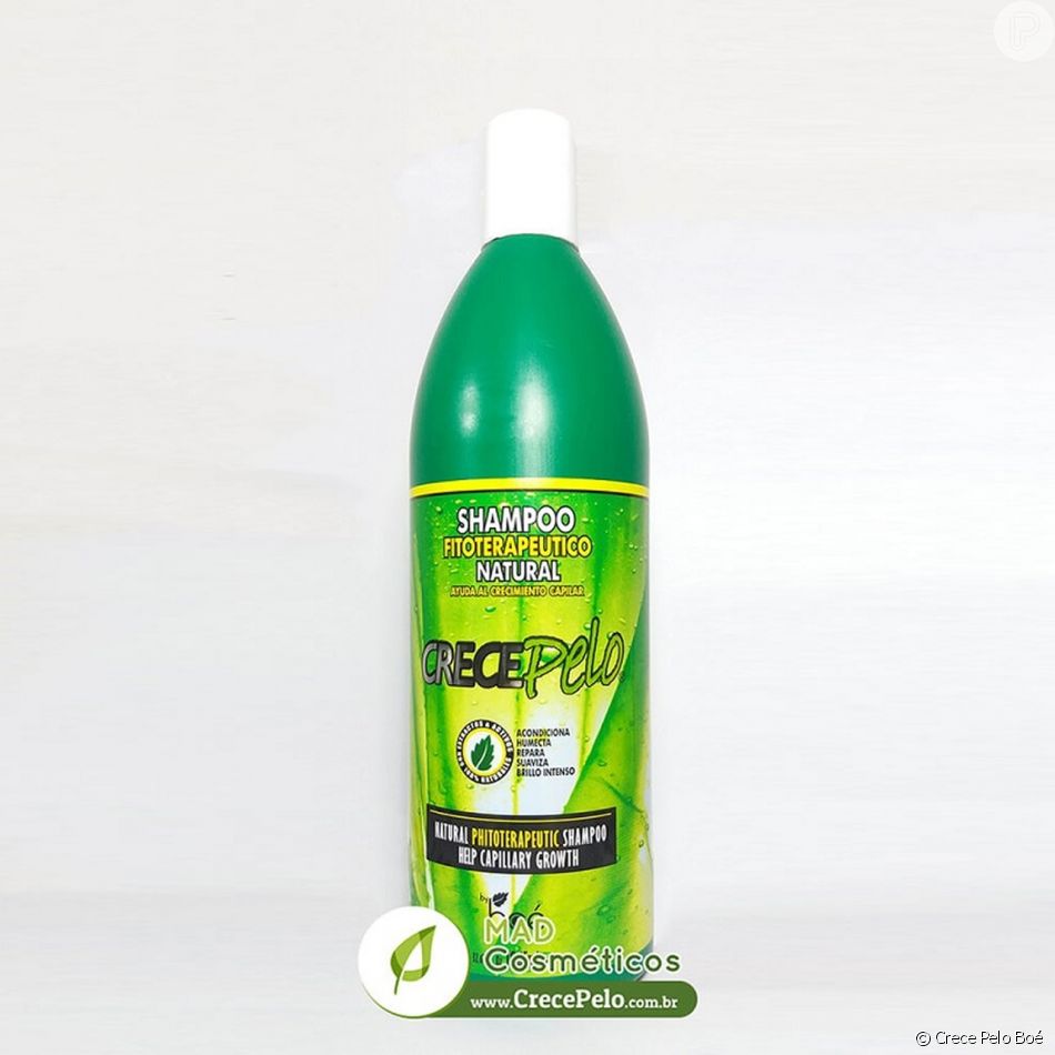 O shampoo Crece Pelo Boé é fitoterapêutico e 100% natural, com ...